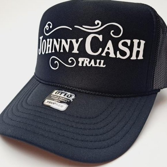 Accessories | Vintage Style Country Johnny Cash Foam Mesh Snapback ...